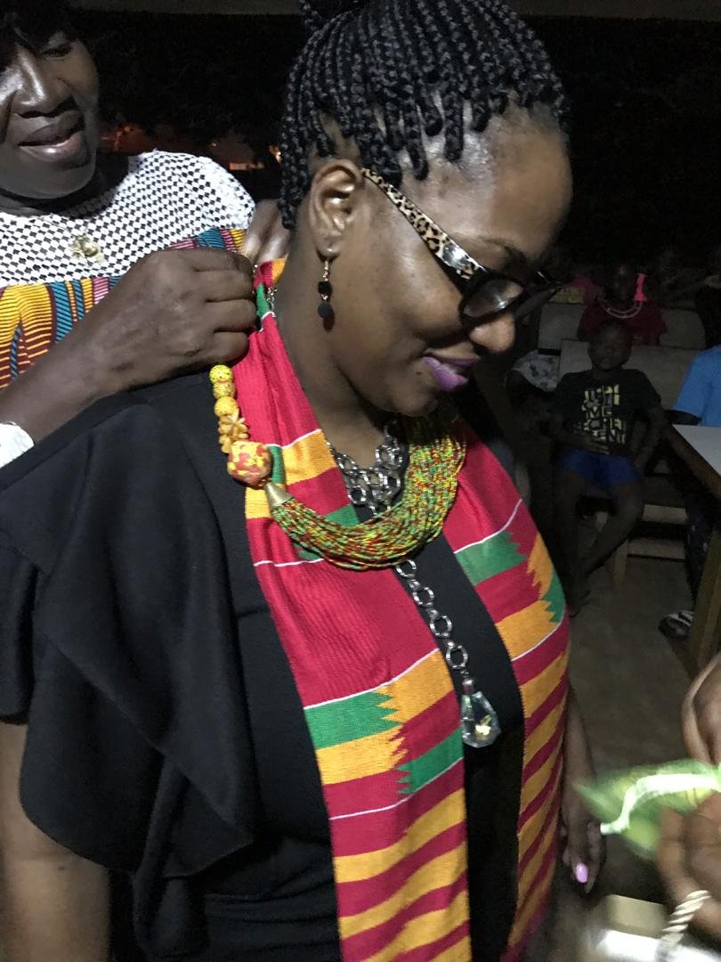 Boa Ghana leaders honoring one of our USA Executives Pastor Daunyelle ...